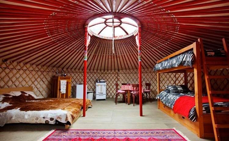 Inside a Yurt | Groovy Yurts